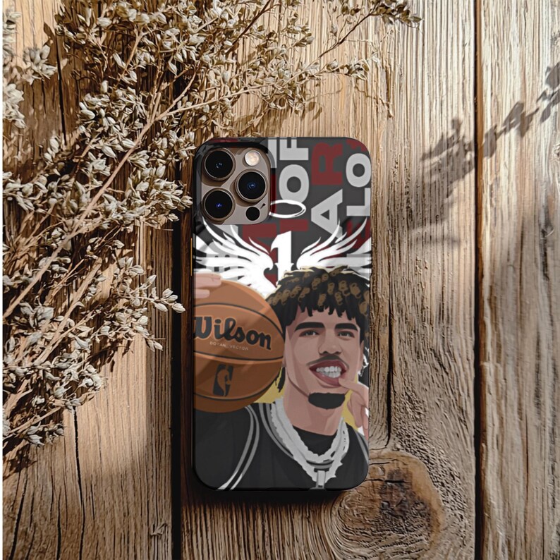 Lamelo Ball iPhone Case Charlotte Hornets - Basketball Phone Case Gift ...