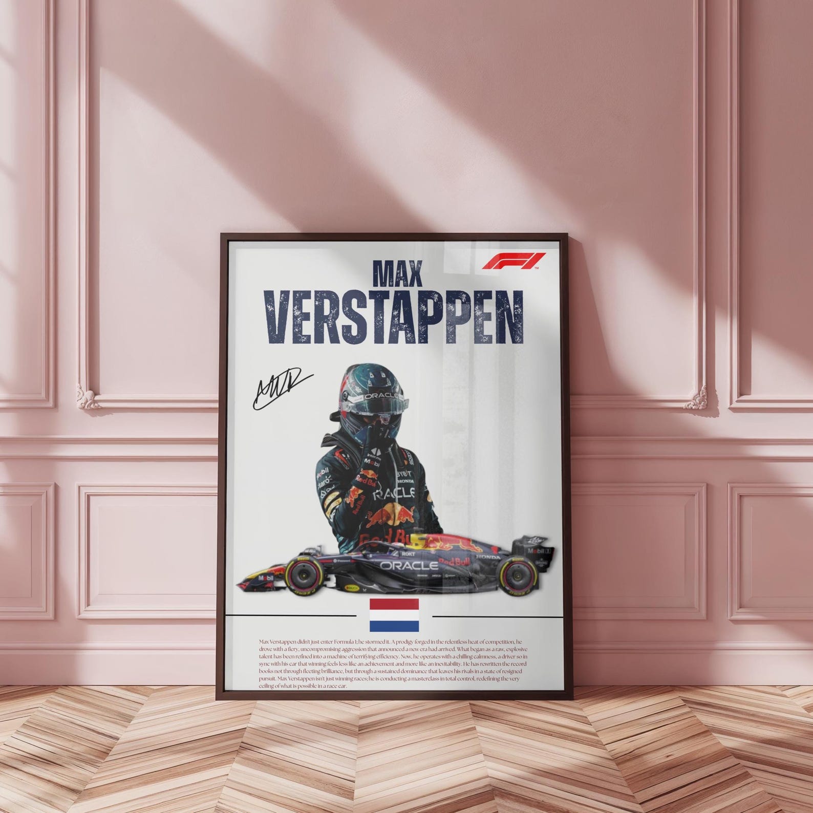 Max Verstappen Poster Formula 1 Poster Red Bull Racing F1 Fan Gifts ...