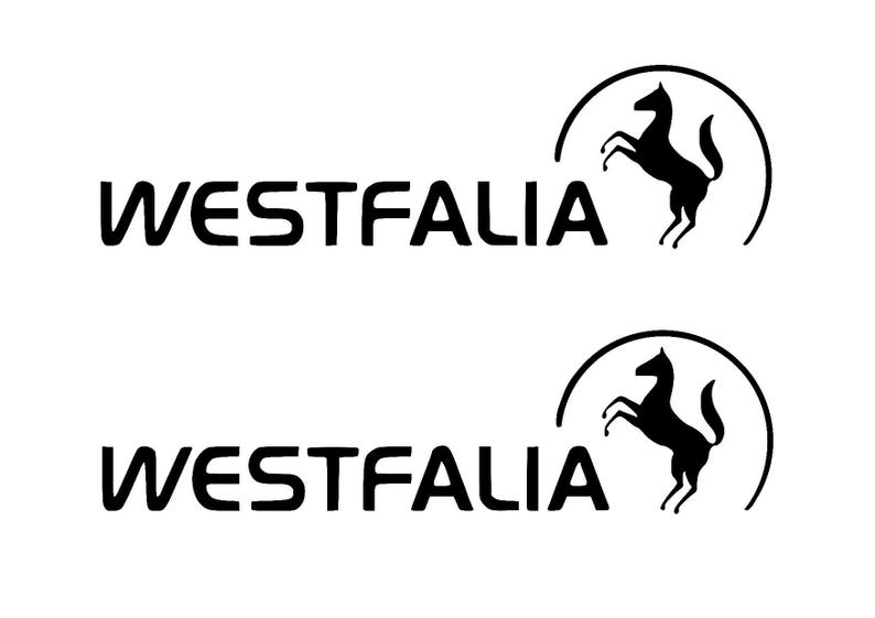 Westfalia Aufkleber • Wohnmobil Sticker • Caravan Decal • Camper Logo ...