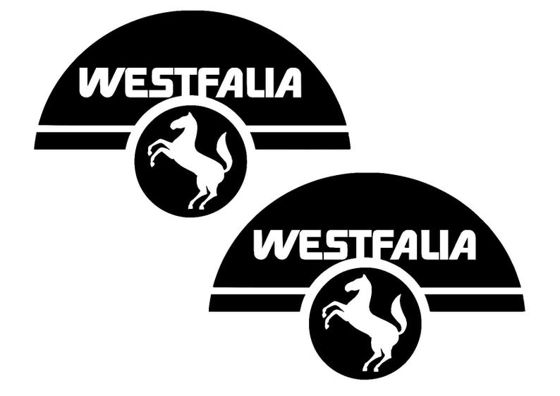 Westfalia Aufkleber • Wohnmobil Sticker • Caravan Decal • Camper Logo ...