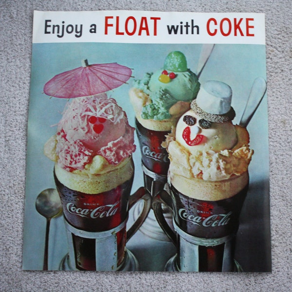 Vintage Coca Cola Poster - Etsy