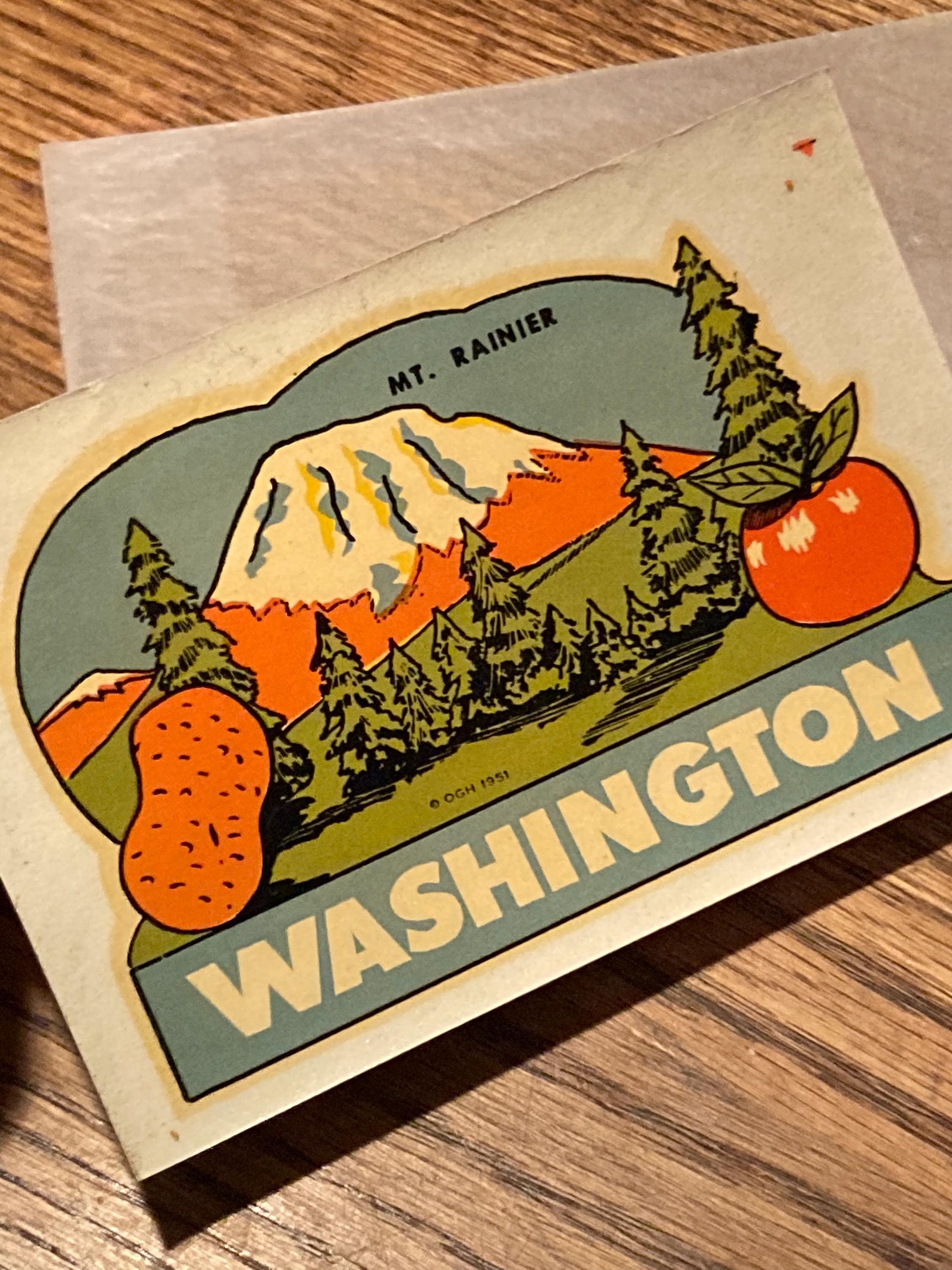 Vintage 1950s, Lindgren Turner Co. Style Water Slide Decal; Colorful ...