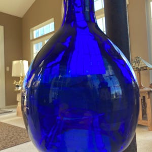 Vintage Cobalt Blue Glass Bug Catcher, Antique Hanging Fly Trap - Etsy