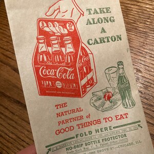 Vintage Coca Cola Dry Server Bottle Drip Protector Sleeve Featuring ...