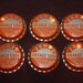 Lot of 6 Vintage JUMBO ORANGE SODA Bottle Caps, Unused, Double Cola Co ...