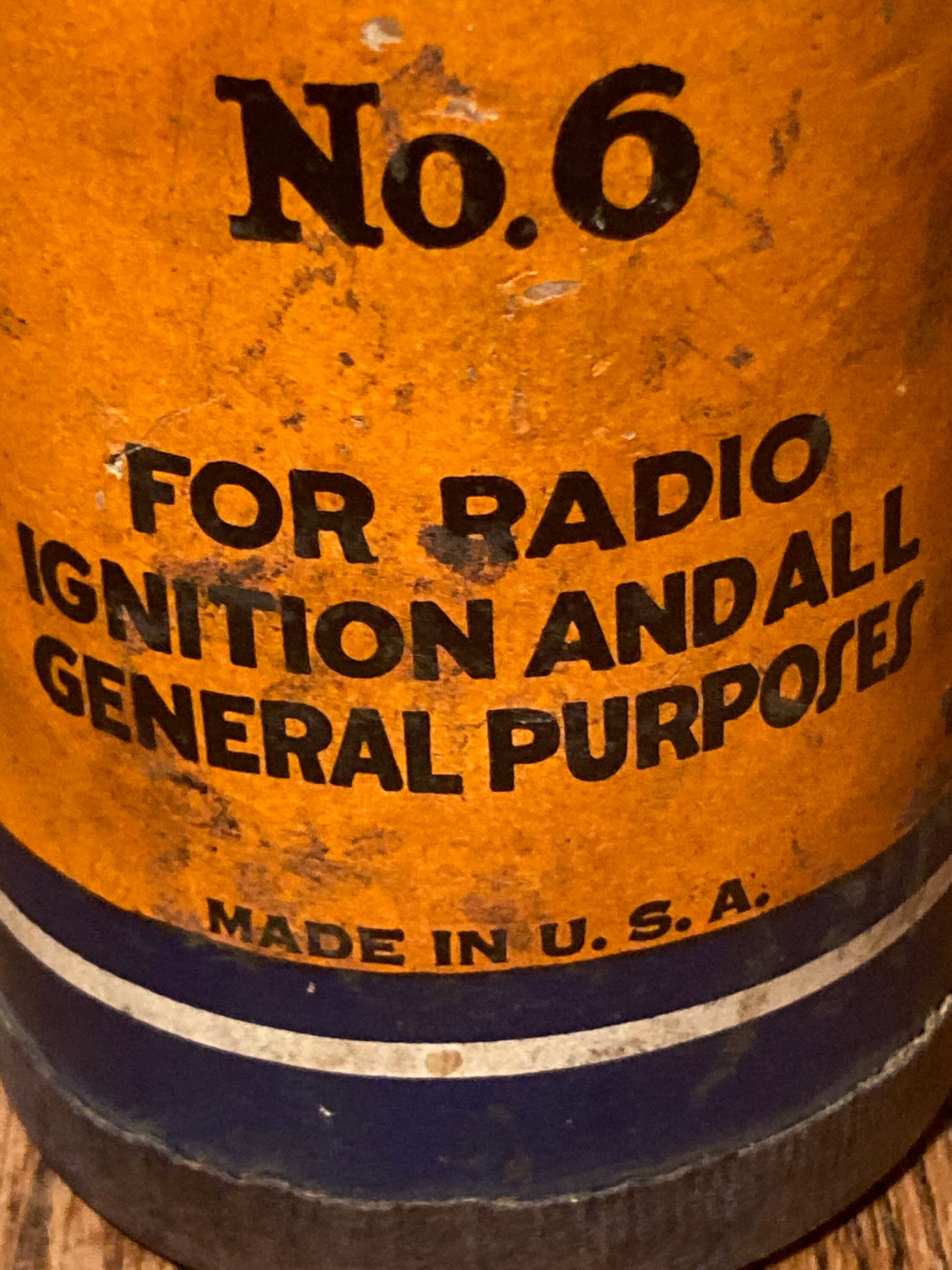 Antique HY DUTY Dry Cell No 6 Battery Radio Ignition General Purpose Antique HY DUTY Dry Cell No 6 Battery Radio Ignition General Purpose