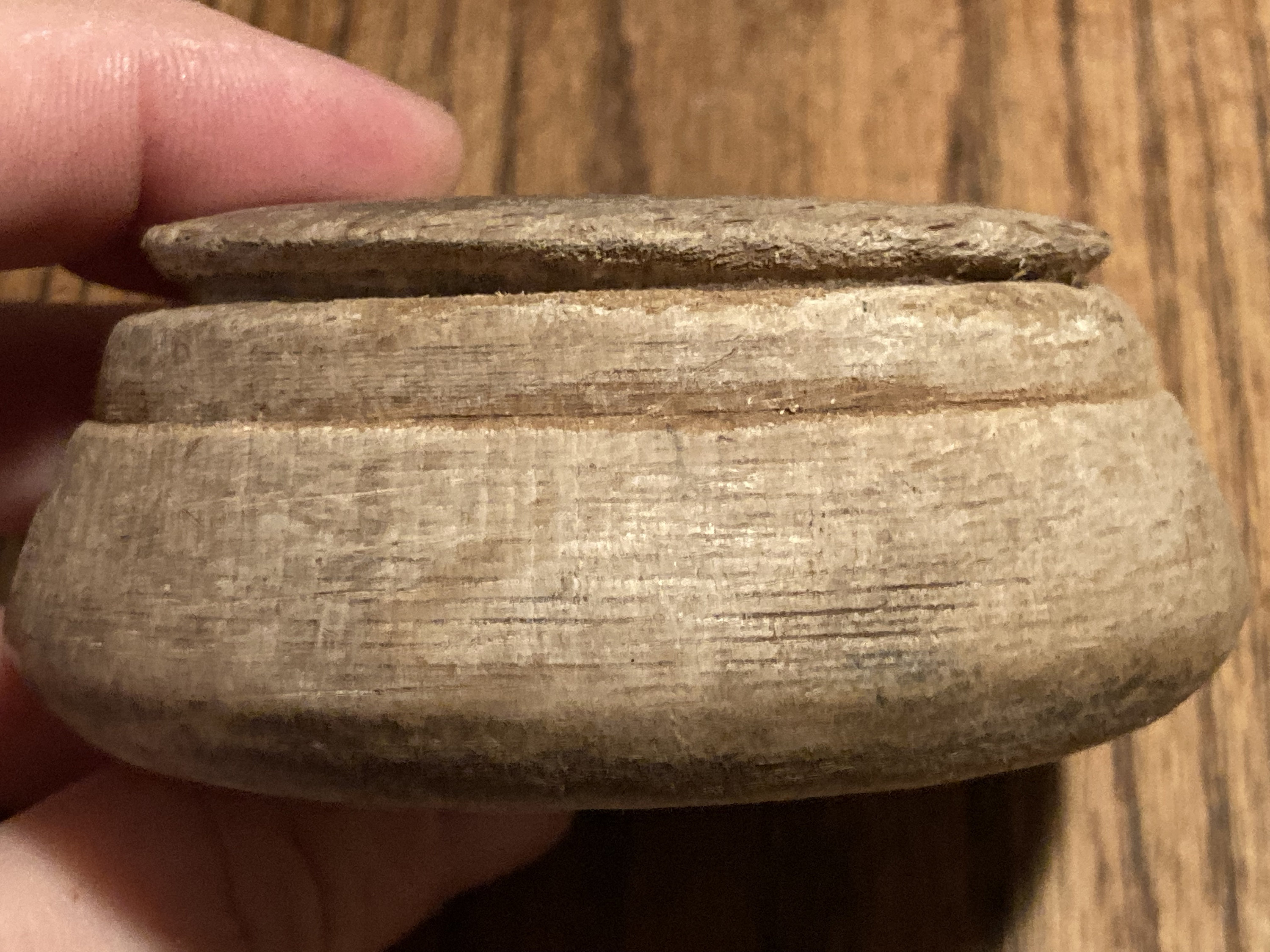 Antique Primitive Early 1800s Treen Covered Spice Bowl; Beehive Shaped ...