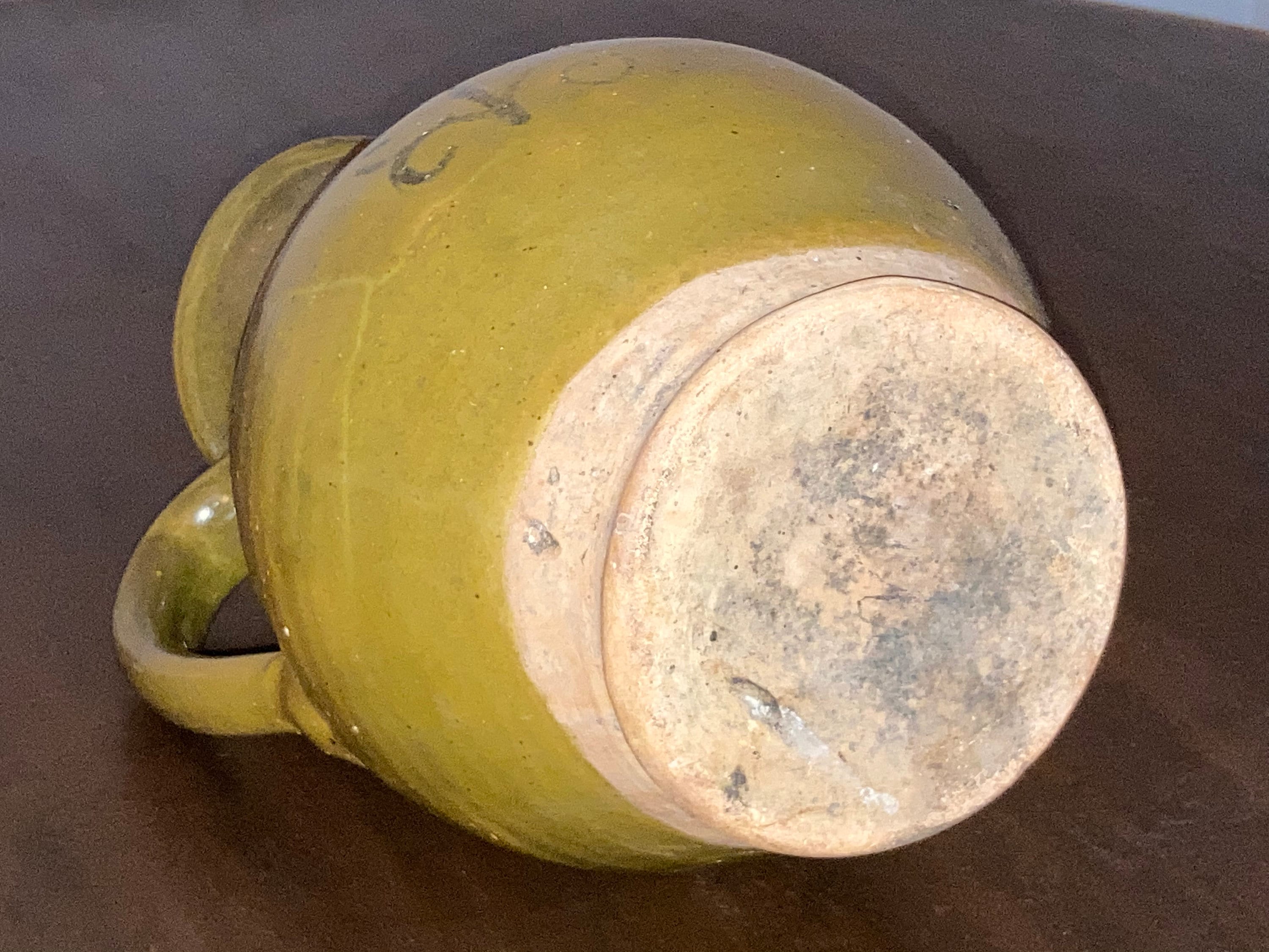 Antique Country Primitive Folk Pottery Mottled Redware Pitcher, 19th ...