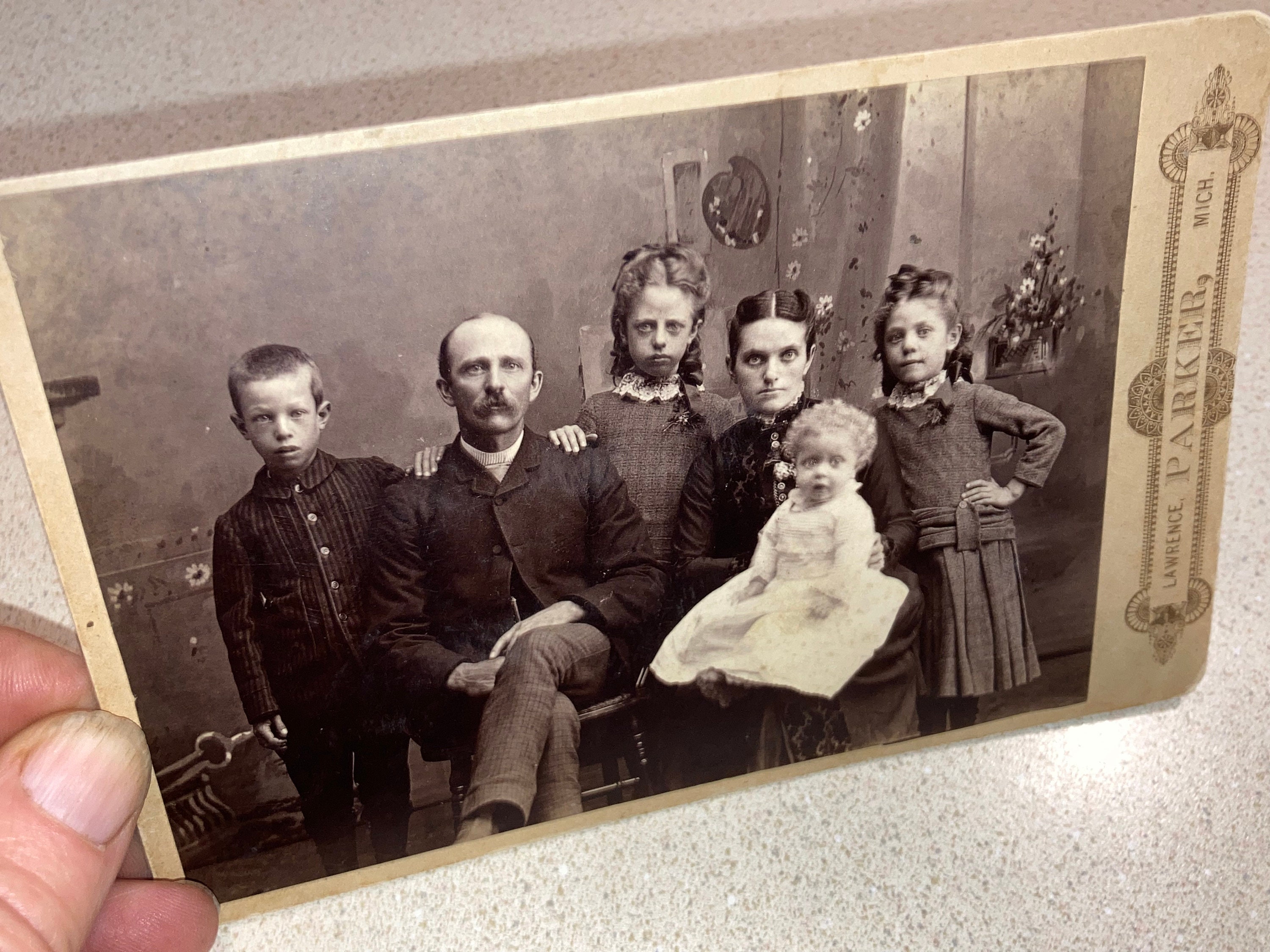 Group of 8 different Victorian Cabinet Cards; 19th Century Photographs