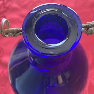 Vintage Cobalt Blue Glass Bug Catcher, Antique Hanging Fly Trap - Etsy