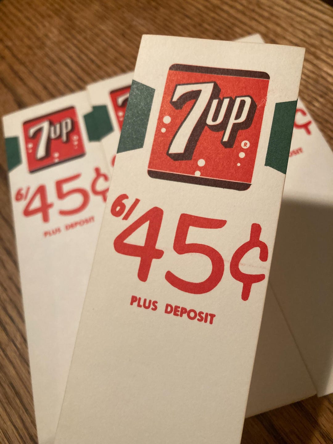 Vintage Original 7up Six Pack Stuffer Advertising Insert: Late 1950s ...