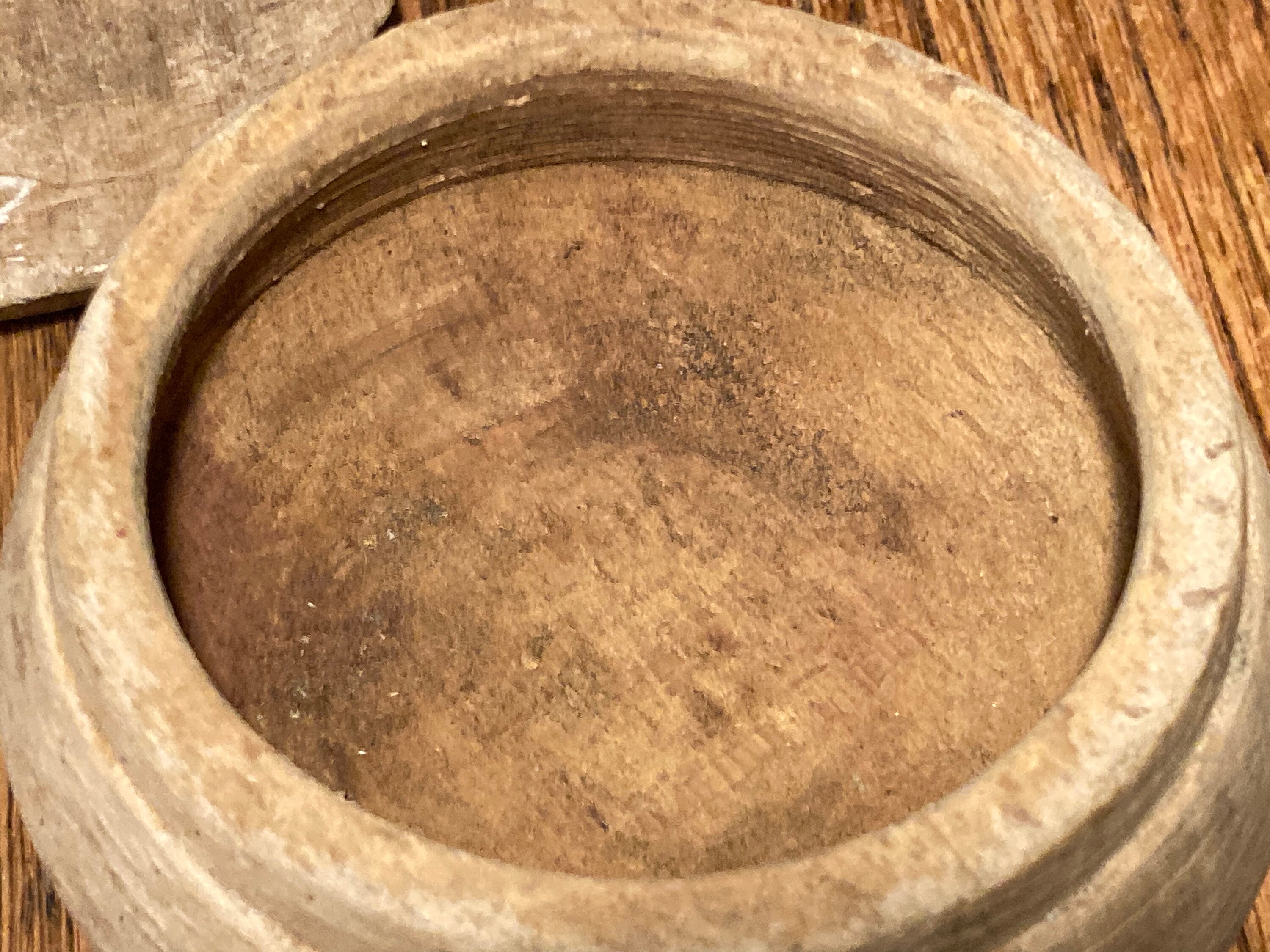 Antique Primitive Early 1800s Treen Covered Spice Bowl; Beehive Shaped ...