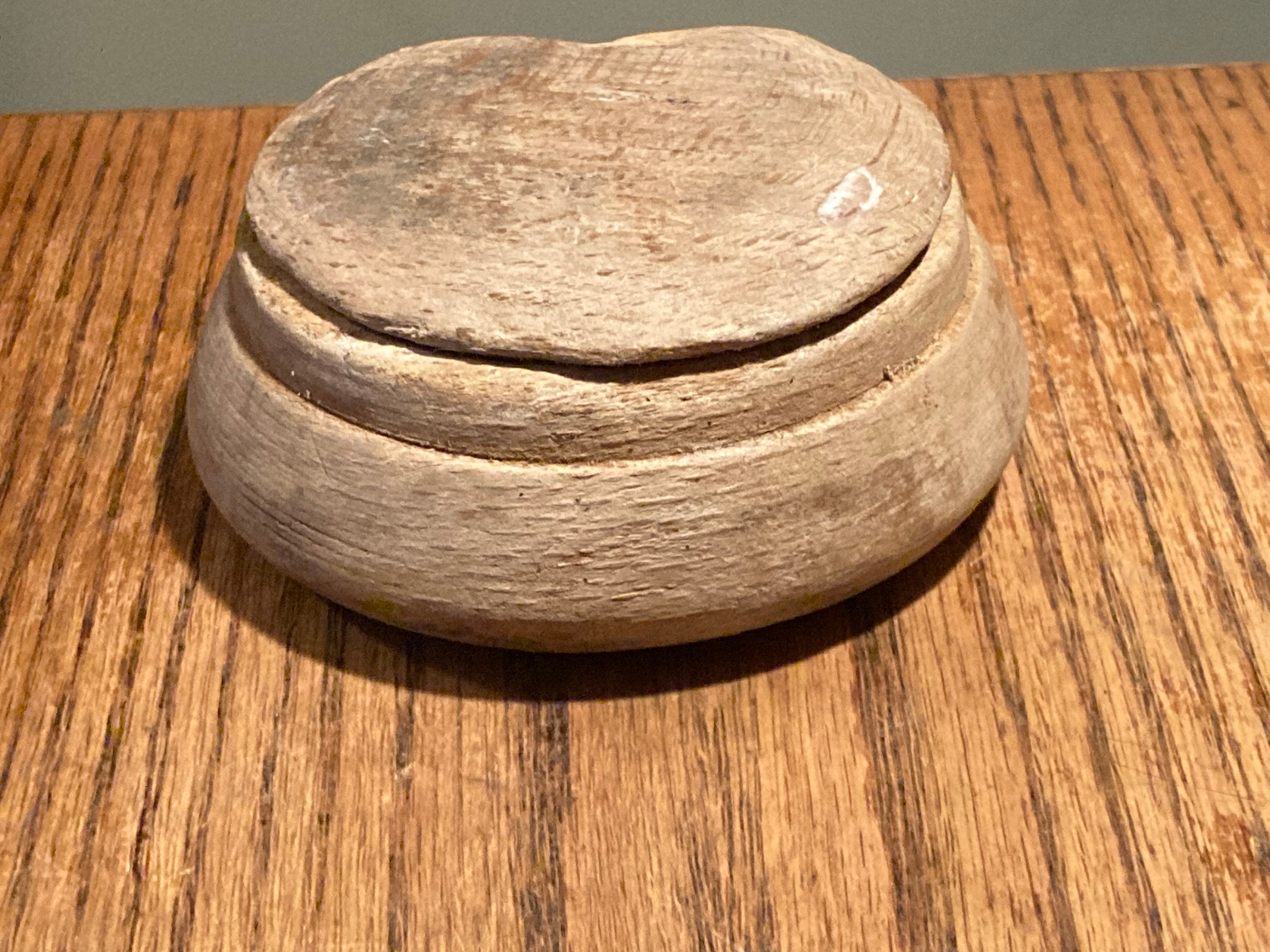 Antique Primitive Early 1800s Treen Covered Spice Bowl; Beehive Shaped ...