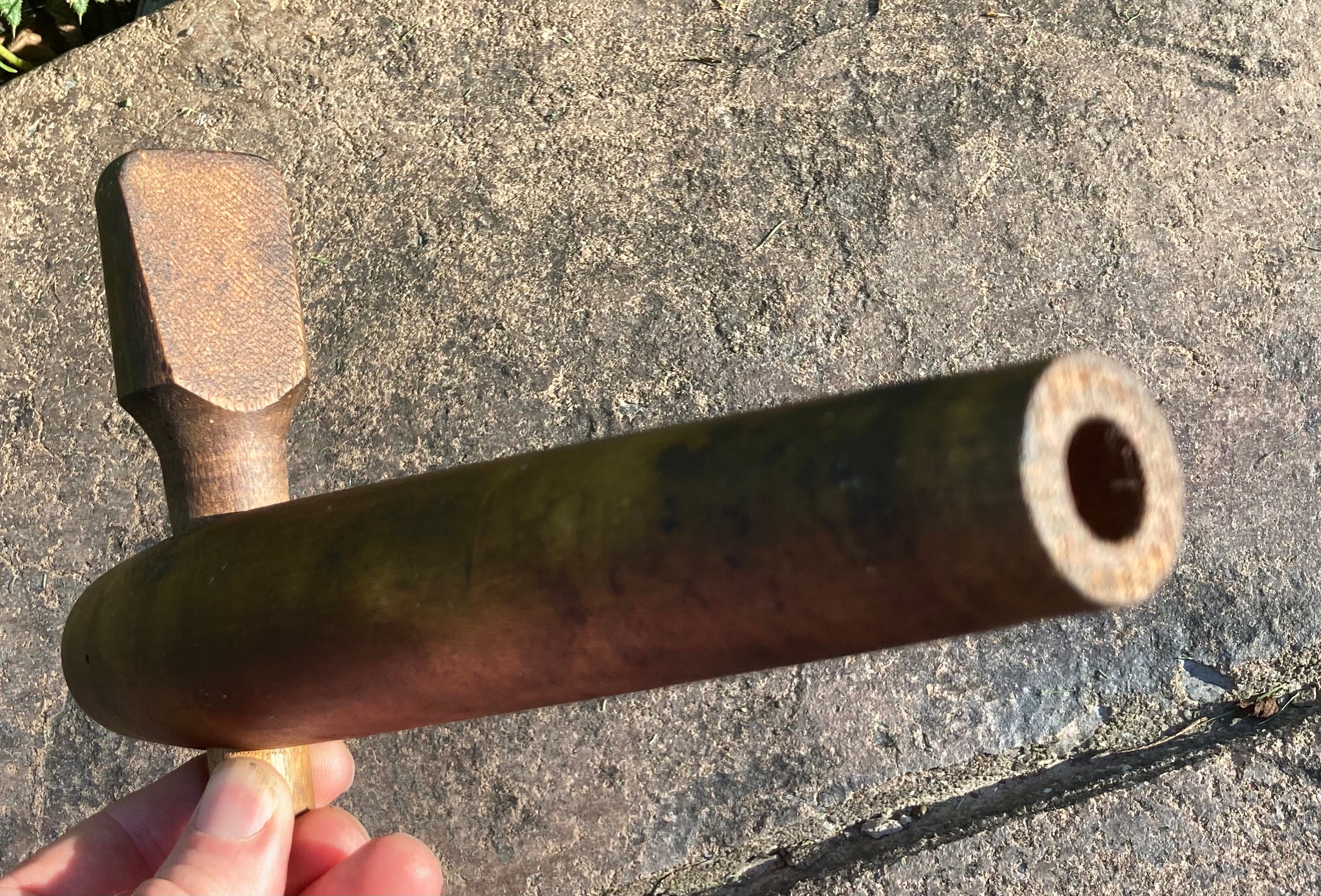 Antique Wooden Barrel Tap for Whiskey, Wine, or Beer