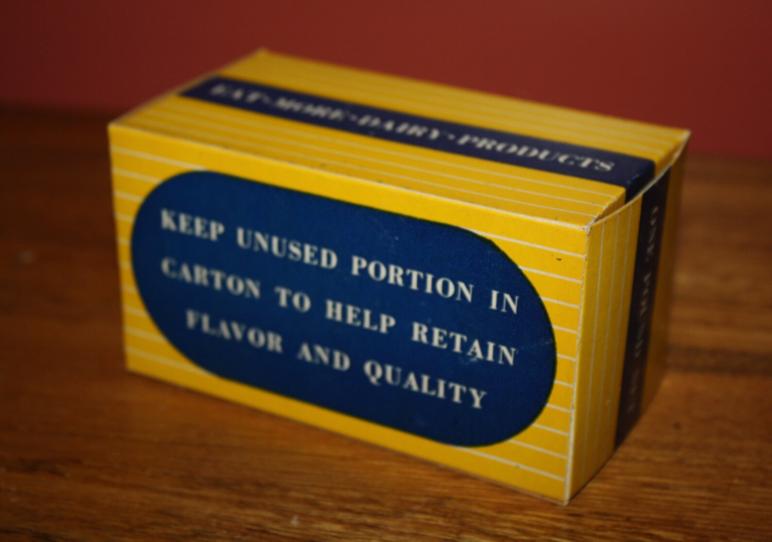 Vintage 1940 Waxed Butter Box Original Never Used Packaging - Etsy