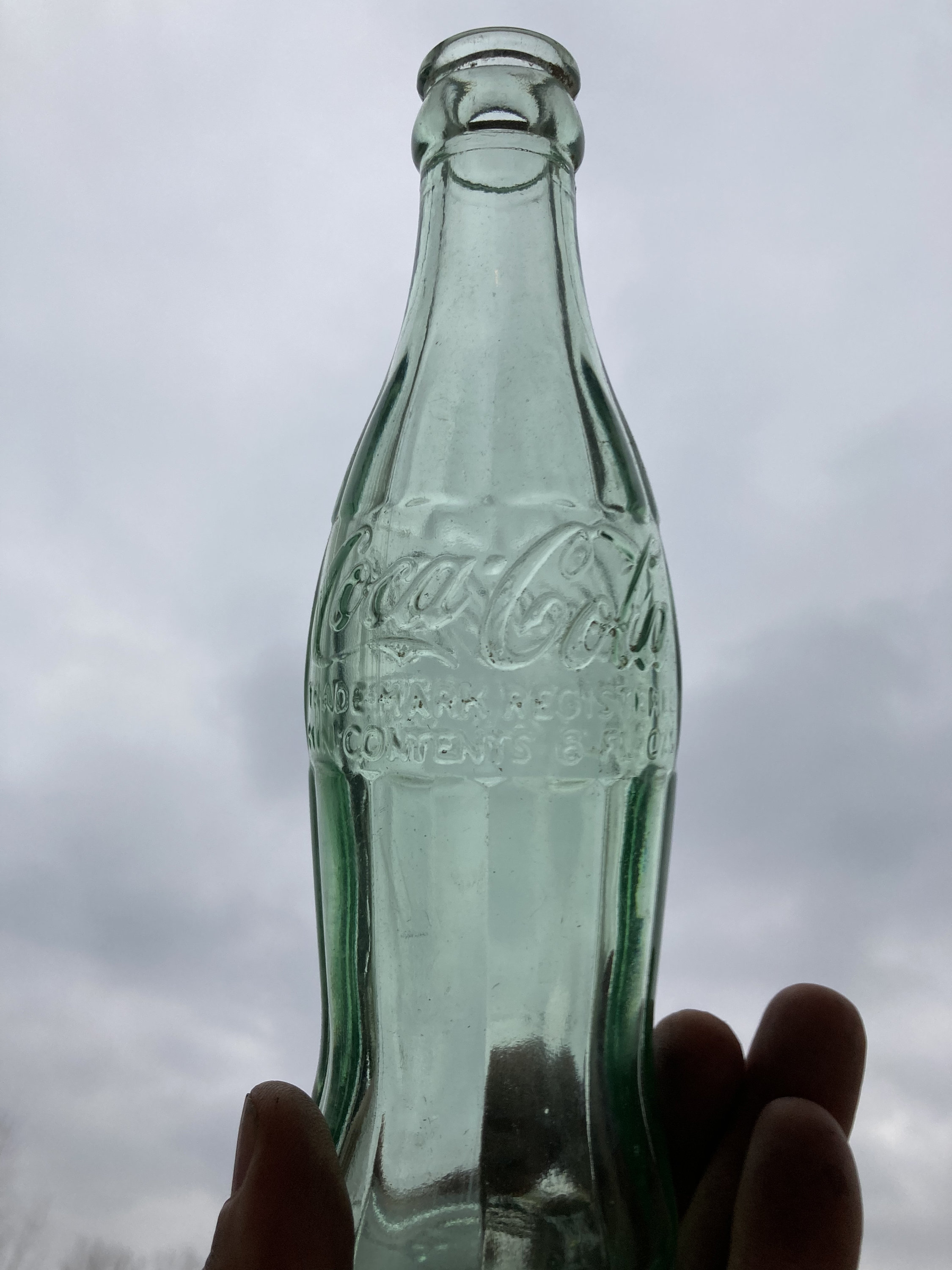 Vintage 1940s 50s Coca Cola Bottle Antique Green Glass Coke Bottle Vintage 1940s 50s Coca Cola Bottle Antique Green Glass Coke Bottle