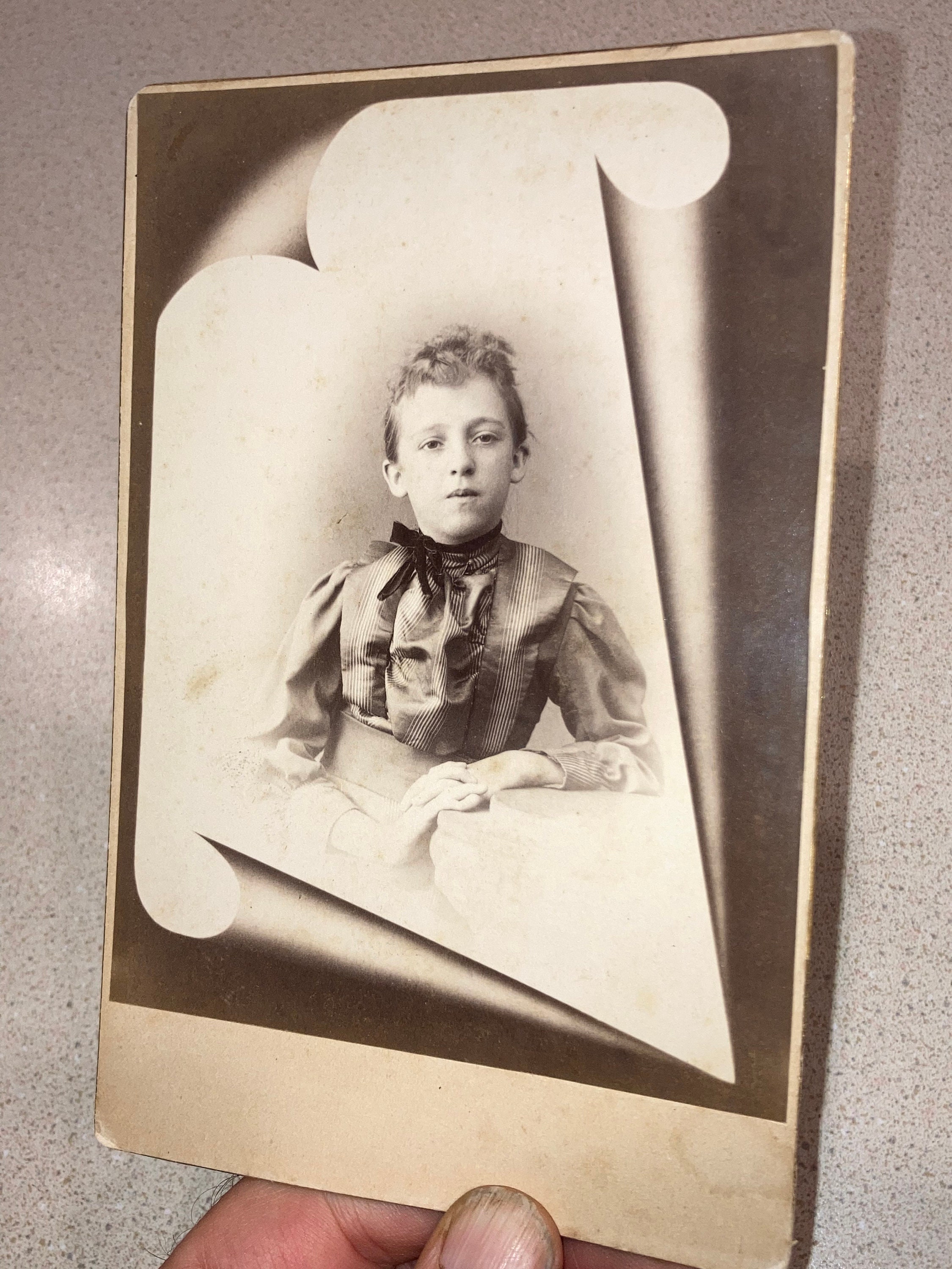 Group of 8 different Victorian Cabinet Cards; 19th Century Photographs