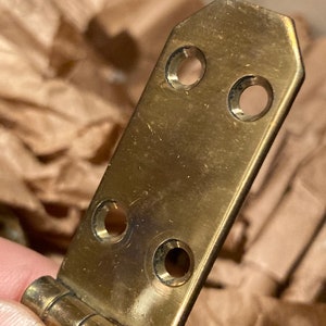 Vintage Brass Strap Hinges, NOS, Old Stock, Durable Box Hinges - Etsy