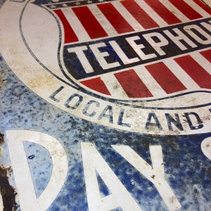 Antique Porcelain Federal Telephone Independent Service Pay Station ...