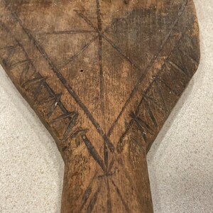 Antique Carved Wooden Flax Wool Carding Comb Heckle, Hetchel, Primitive ...