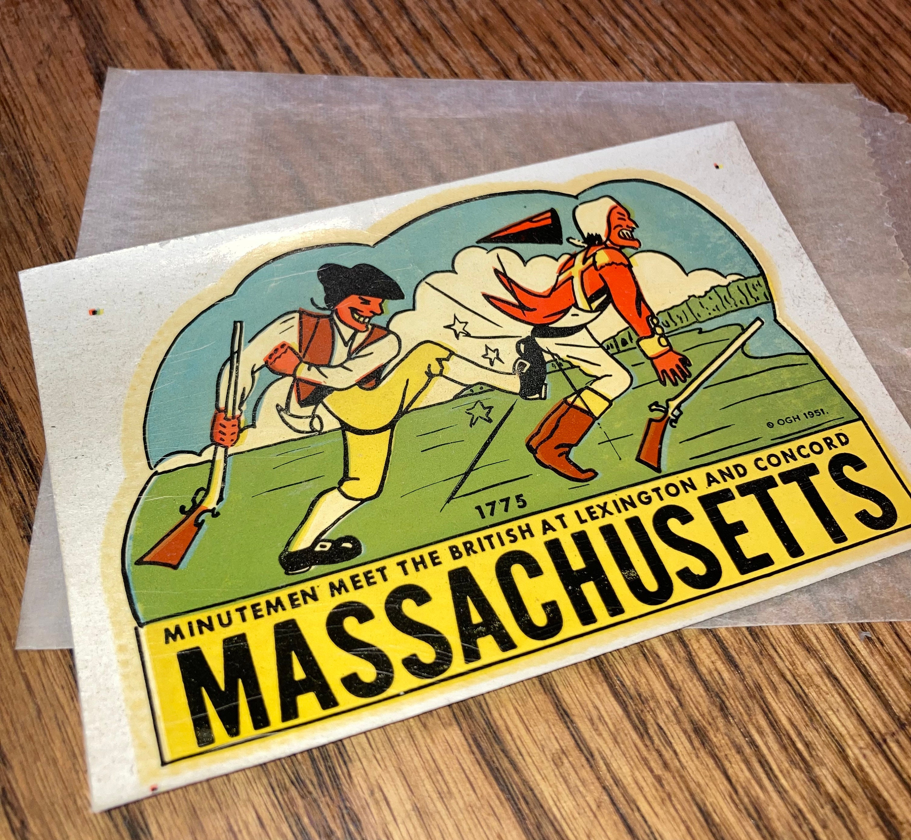 Vintage 1950s Lindgren Turner Co. Style Water Slide Decal; Colorful ...