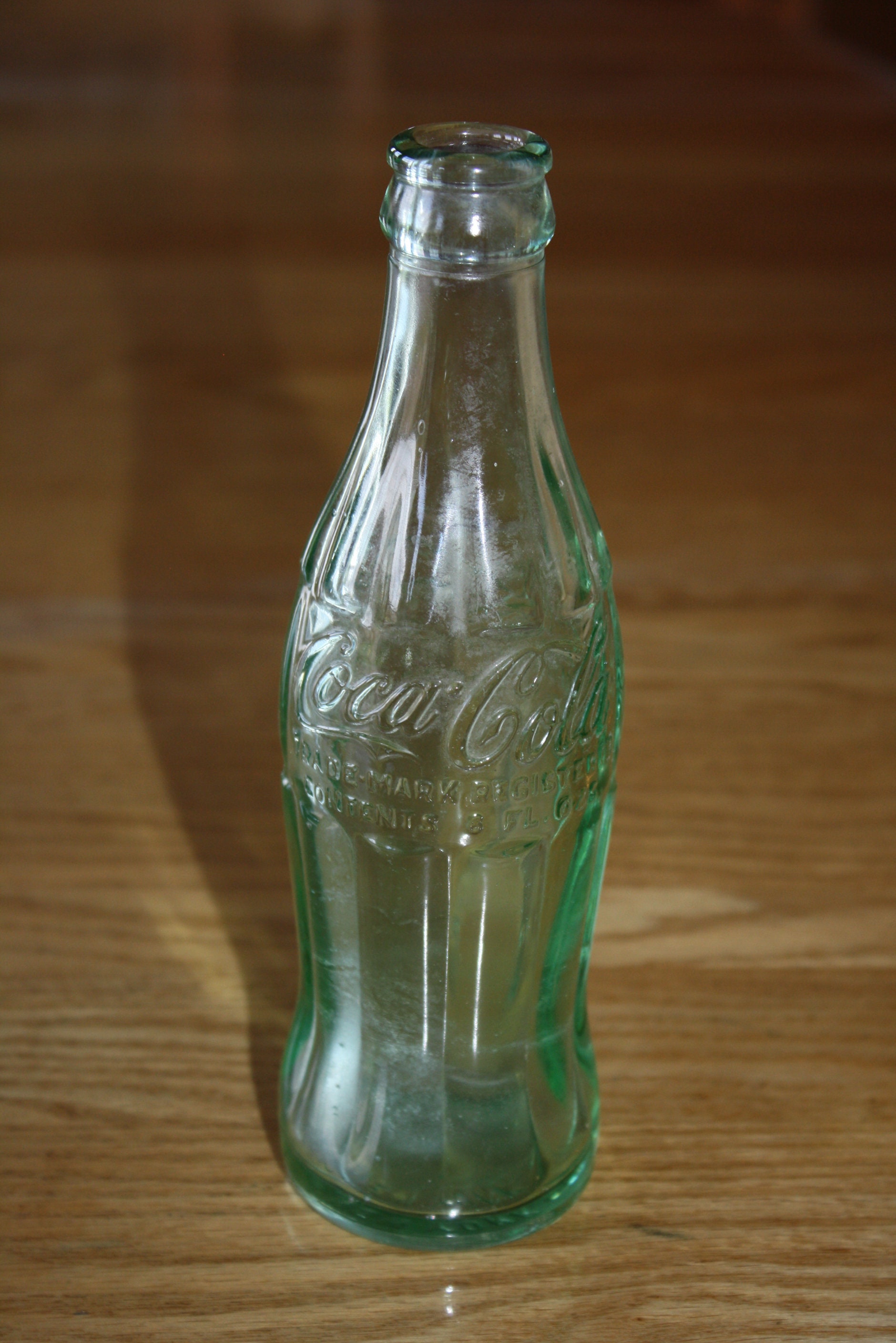 Vintage Green Glass Coca Cola Bottle Antique Coke Bottle New York City Vintage Green Glass Coca Cola Bottle Antique Coke Bottle New York City