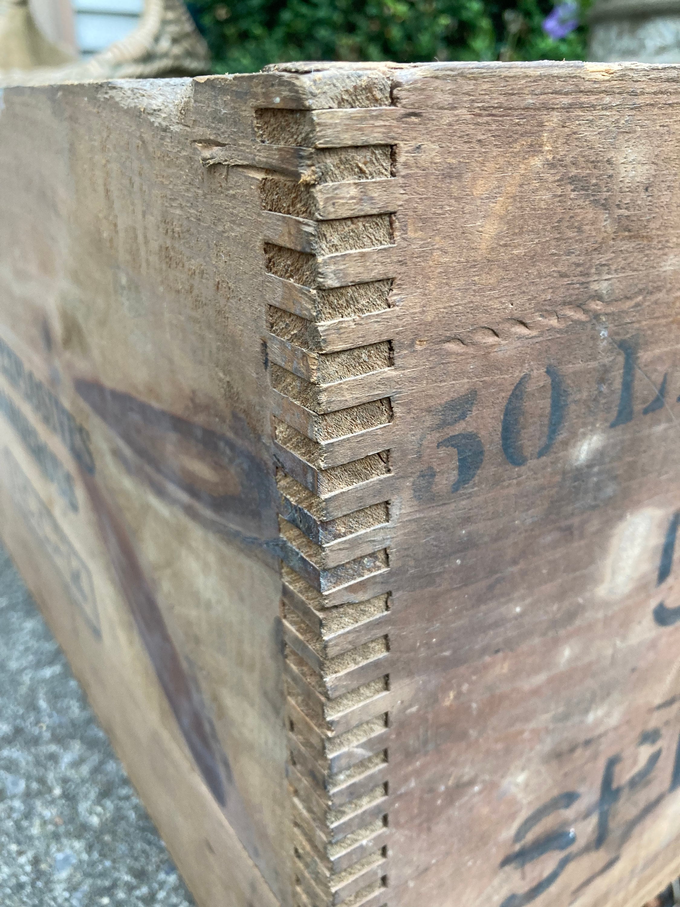 Original Antique Wooden TNT High Explosives Shipping Crate, Box Original Antique Wooden TNT High Explosives Shipping Crate, Box