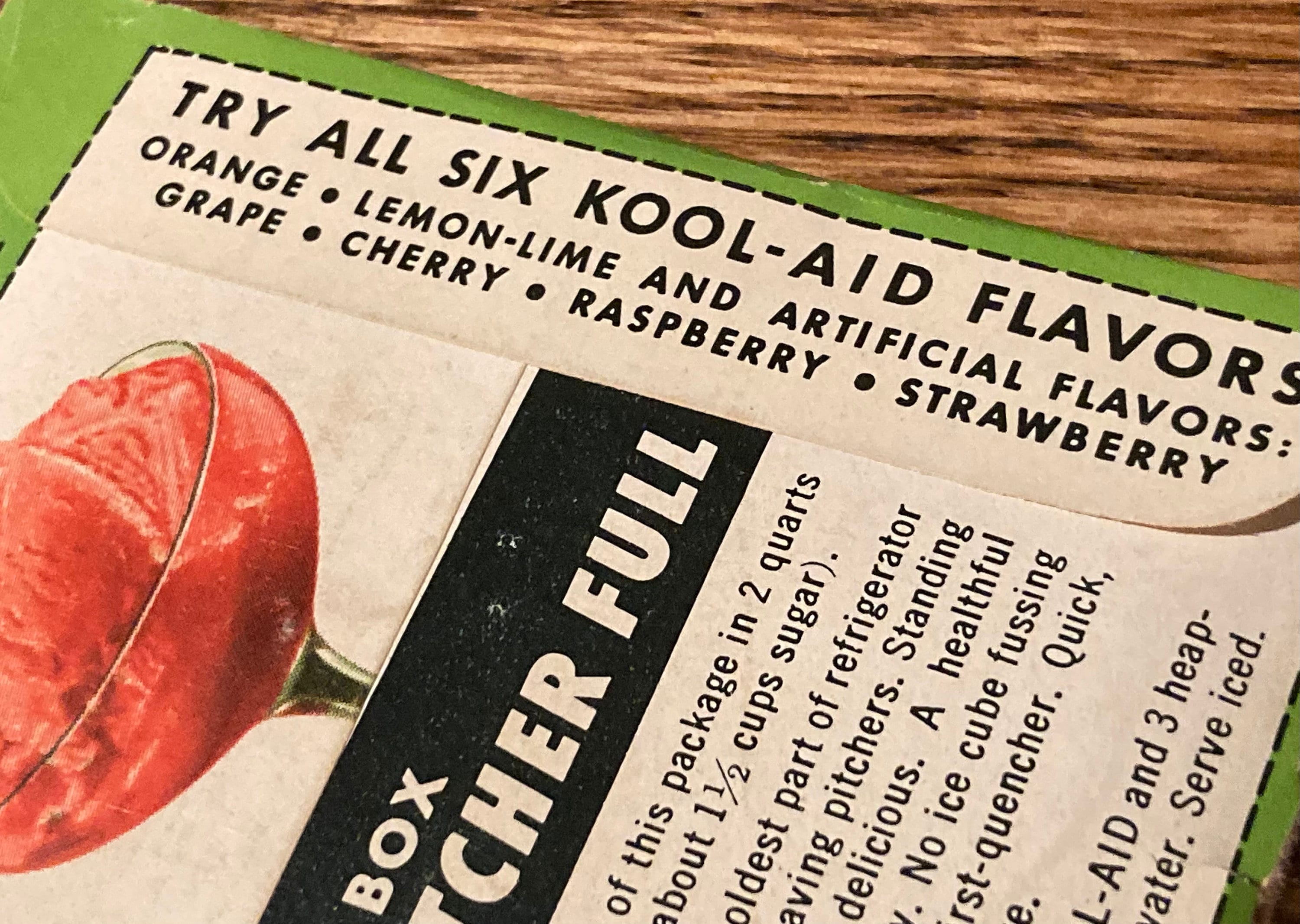 Original 1951 KOOL-AID Strawberry Drink Mix Packet, NOS, Full Contents ...