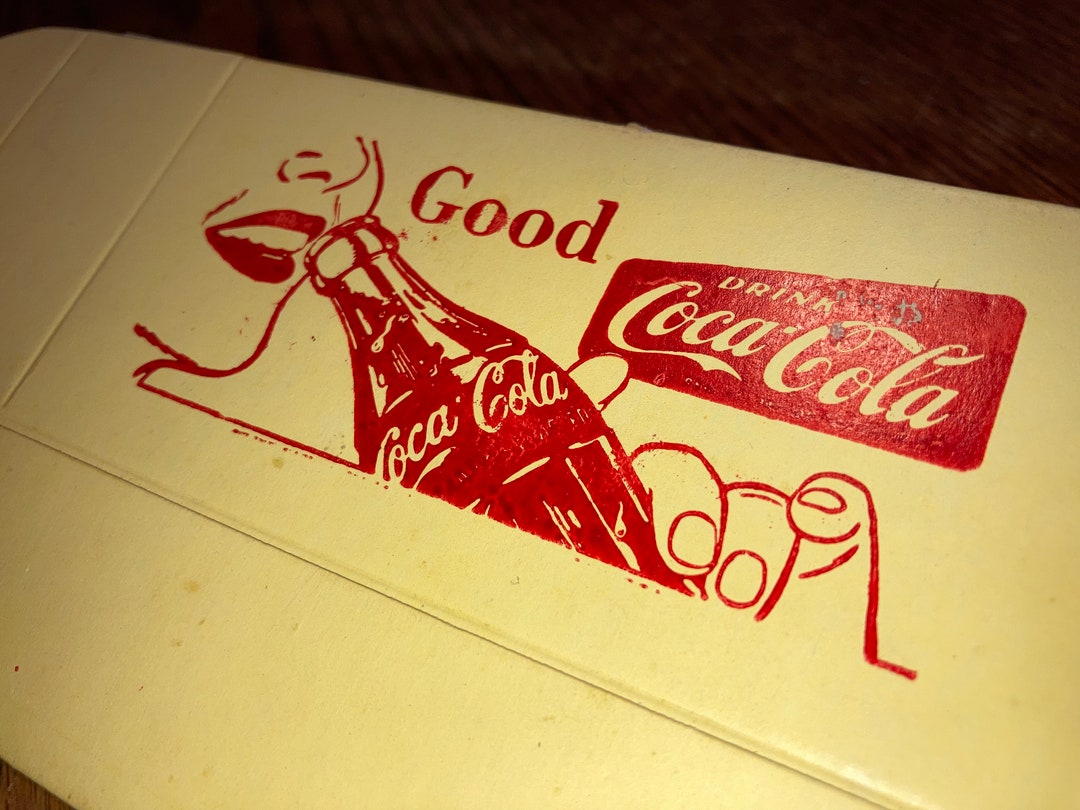 Vintage 1950's Coca Cola Cardboard Checkers Boxes; NOS Advertising ...