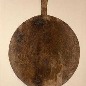 Antique Country Primitive Carved Wooden Breadboard, Original Untouched ...