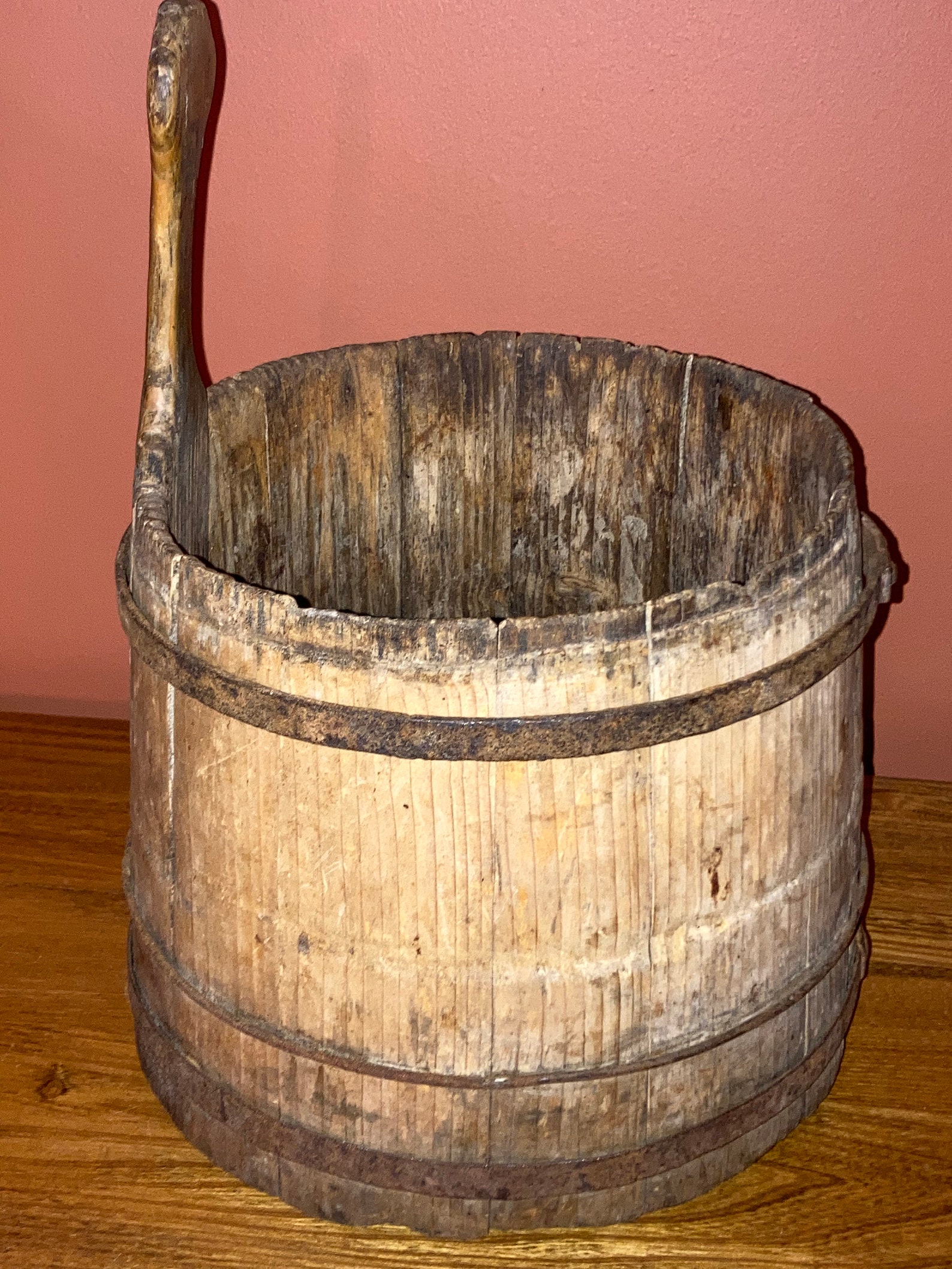 Antique Country Primitive Staved Wooden Piggin Bucket - Etsy