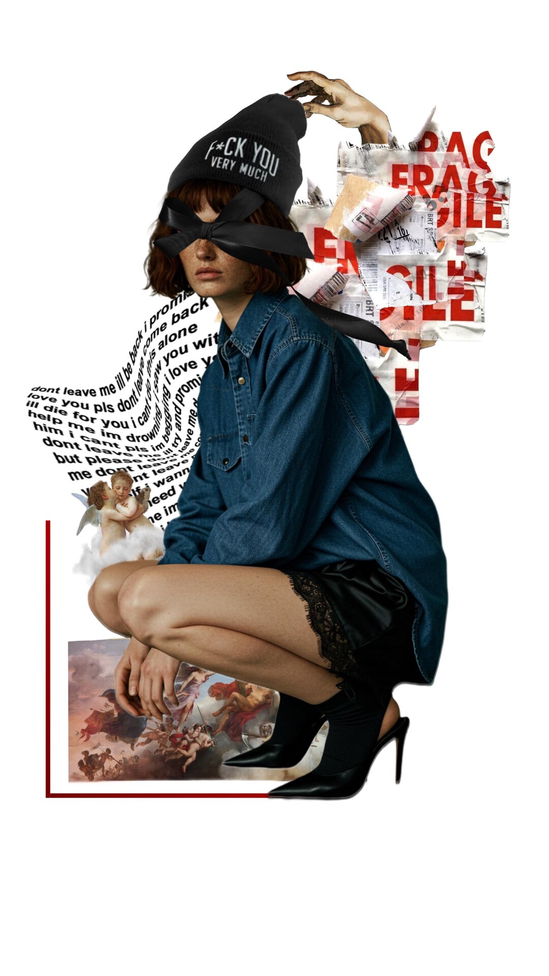 FRAGILE – Emotional Surreal Digital Collage - Etsy