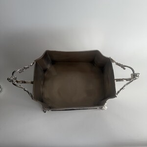 Flower Arrangement Pot, Large Silver Plated Pot, Handmade Ornate Brass ...