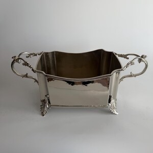 Flower Arrangement Pot, Large Silver Plated Pot, Handmade Ornate Brass ...