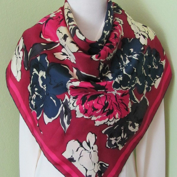 Talbots Silk Scarf - Etsy