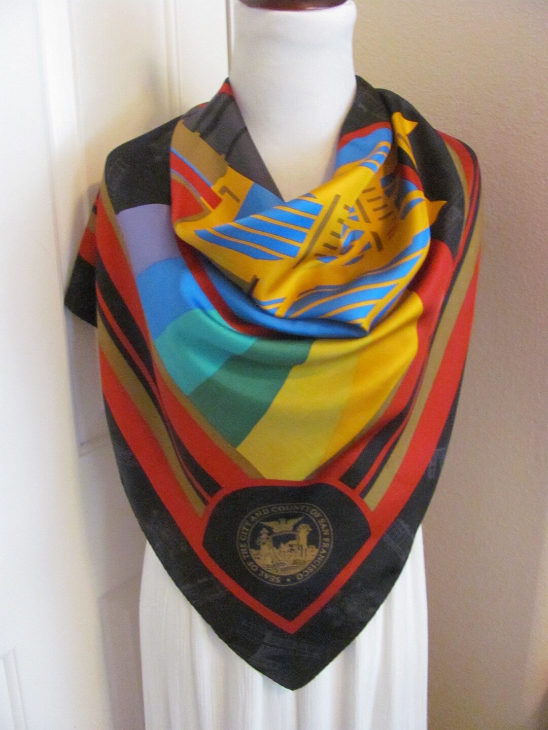 San Francisco Sheriffs Association // Lovely Black Colorful Souvenir ...