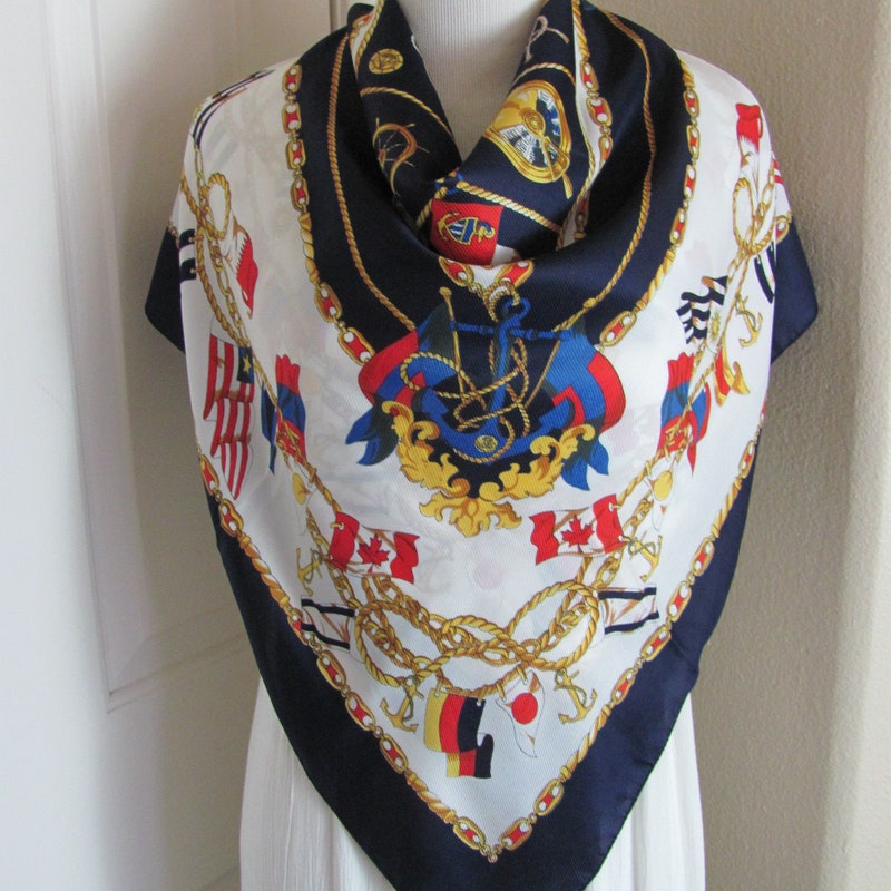 Nautical Scarf - Etsy