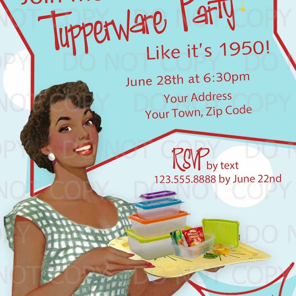 Tupperware Party - Etsy