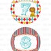 Printable Diy Vintage Circus Table Numbers 1 Through 16 - INSTANT ...