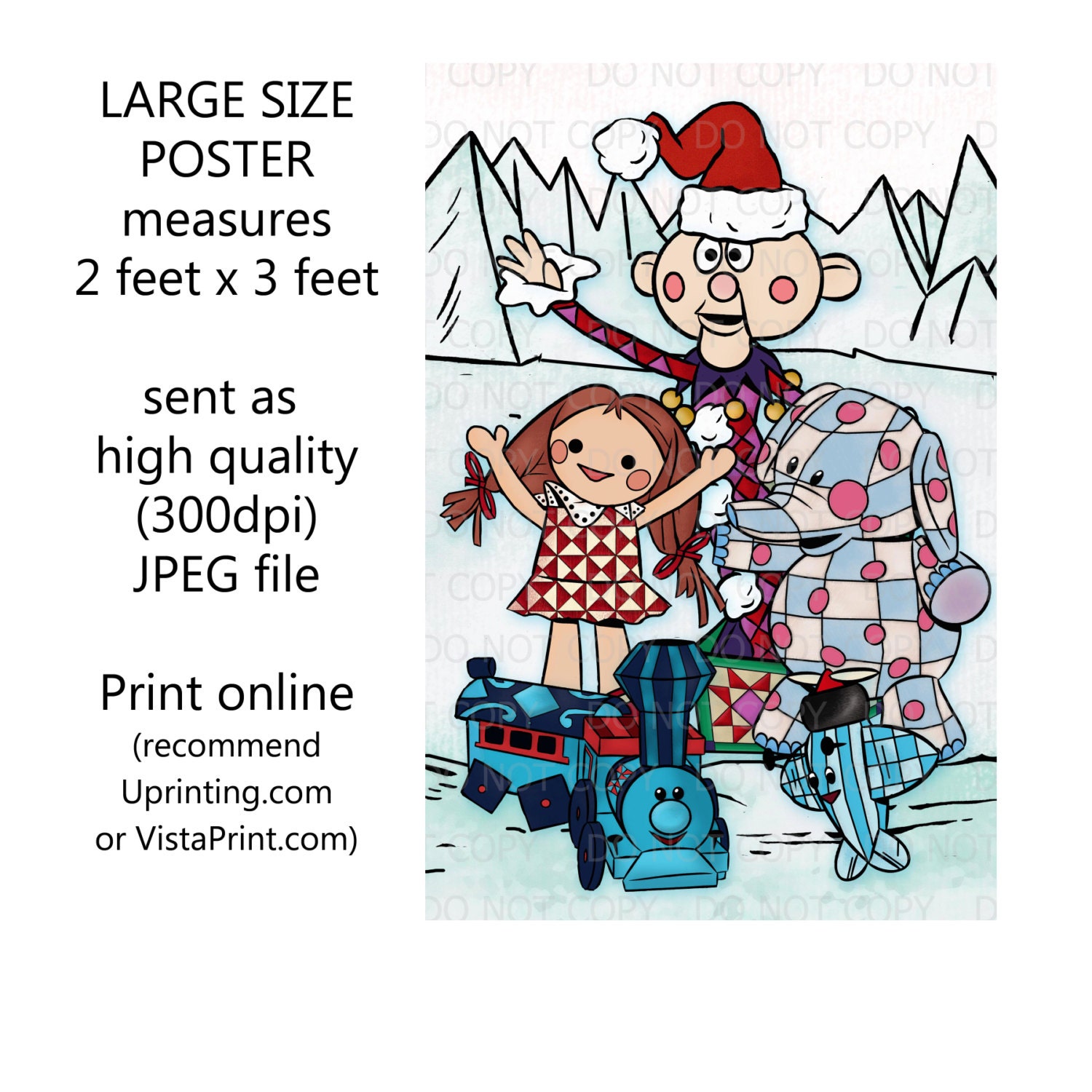 Printable Christmas Rudolph Misfit Toys Inspired Characters - Etsy