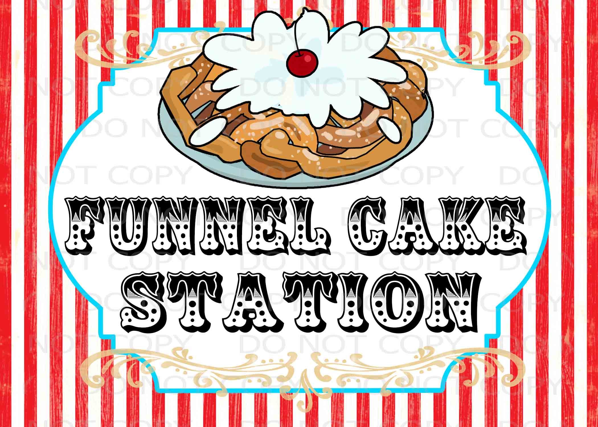 Funnel Cake Sign