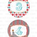 Printable Diy Vintage Circus Table Numbers 1 Through 16 - INSTANT ...