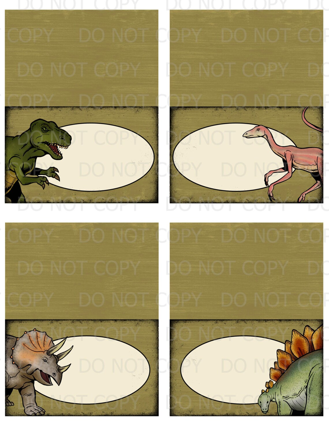 Printable Dino Dinosaur Birthday Party Table Tent Food Labels - Etsy