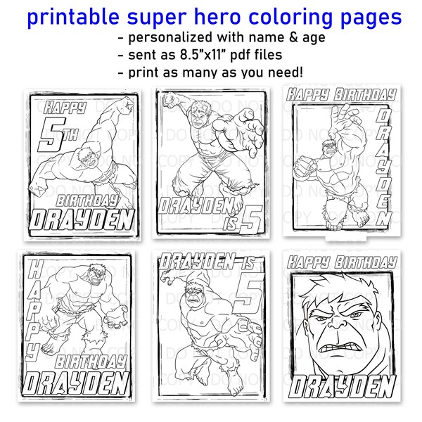 Adult Super Hero Coloring Book - Etsy