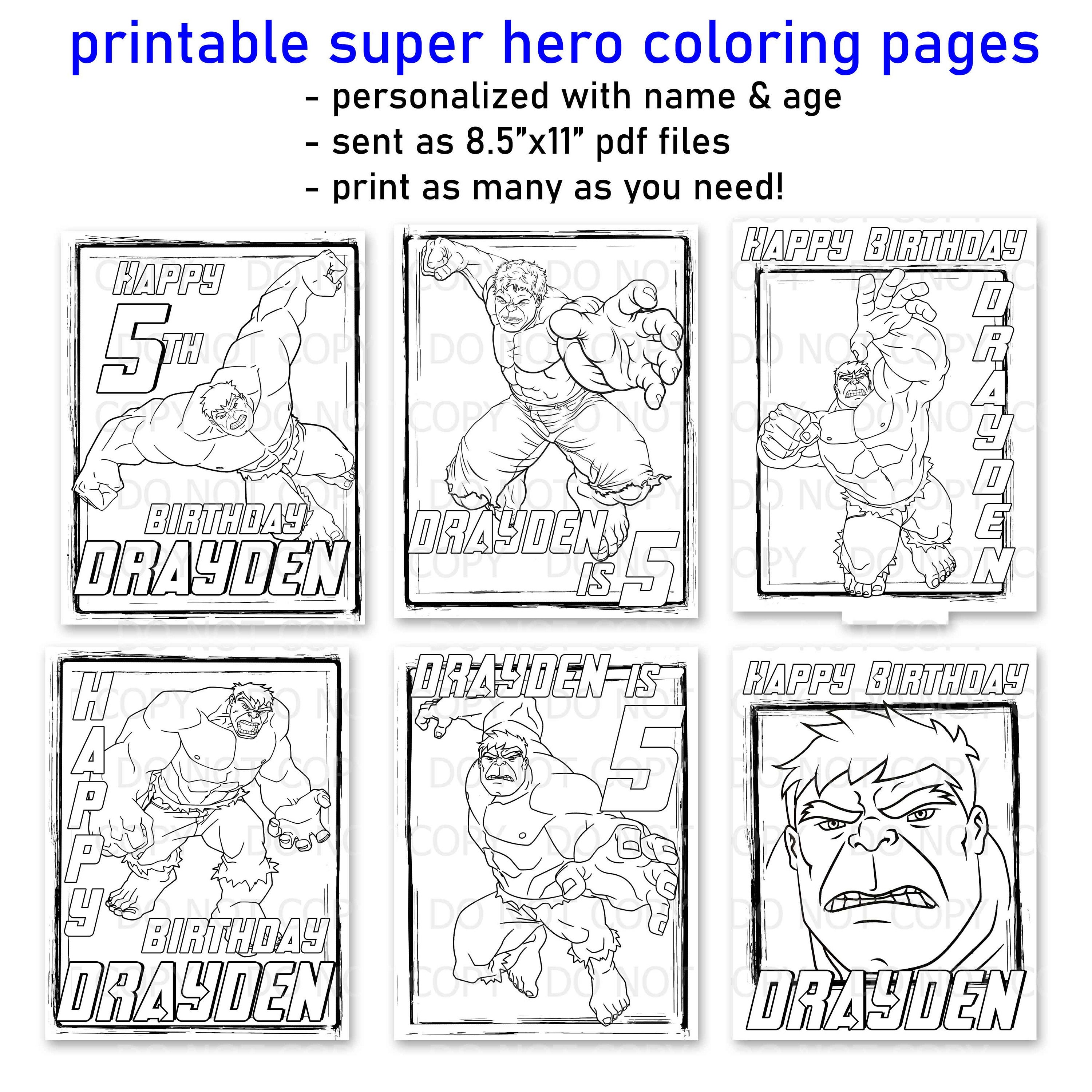 Super Hero Squad Hulk Coloring Pages Marvel Super Hero Squad Coloring