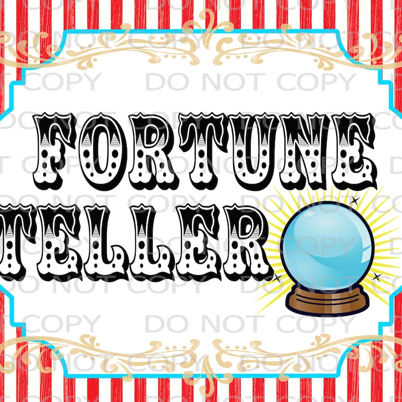 Fortune Teller Sign - Etsy