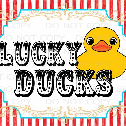 Printable DIY Vintage Circus Ring Toss Sign 8.5 X - Etsy