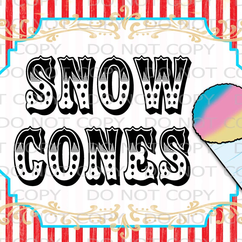 Snow Cone - Etsy