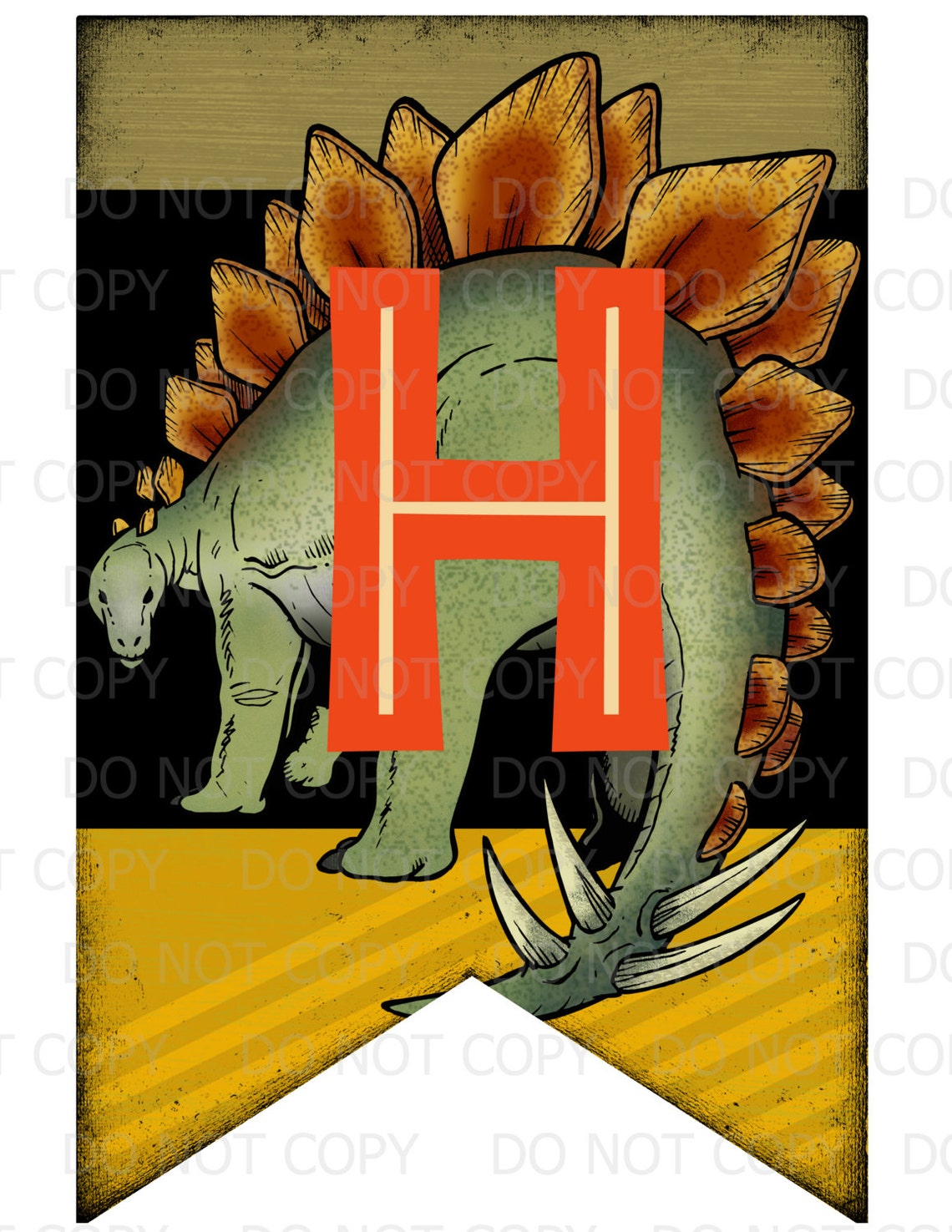 Printable DIY Dinosaur Theme Birthday Banner - Etsy