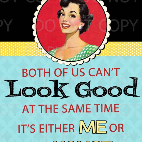 Printable 1950s Retro Housewife Bridal Shower Game Who Etsy